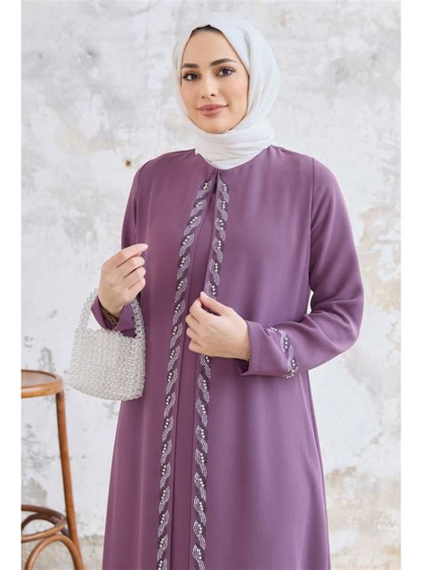 Lilac Plus Size Evening Dress