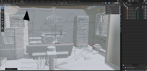 Science Fiction Hacker Server Room 3d Model Cgtrader