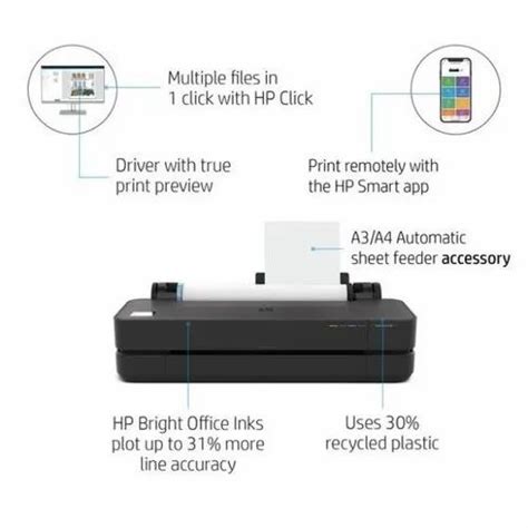 Hp Designjet T Large Format Printer Max Print Speed A Prints Per Hour At