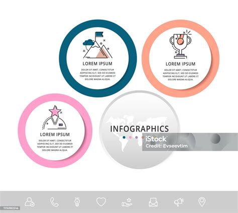 벡터 인포 그래픽 평면 템플릿 원 세 종이 레이블 다이어그램 그래프 프리젠 테이션 3가지 옵션이 있는 비즈니스 컨셉 콘텐츠 공백 단계별 단계 타임라인 워크플로우 마케팅 0