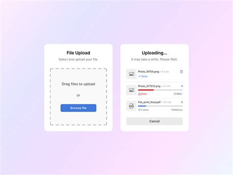 File Upload Ui Design Day 5 Of 7 By Bardia Adibi On Dribbble
