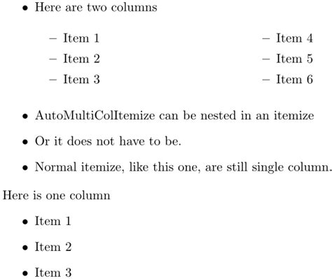 Align Latex Multiple Columns