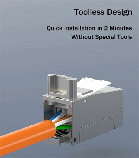 Linkwylan Rj45 Keystone Cat 5e 6 6a 7 8 Shielded Module Network Jack 1 Gpuconnect Com