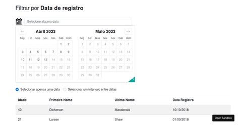 vue hotel datepicker examples codesandbox