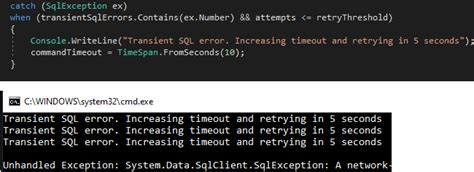 C Conditionally Catch Exceptions With Filtering Makolyte