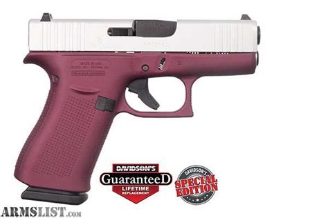 Armslist For Sale Glock 43x 9mm 10rd Black Cherry We Are A Dealer