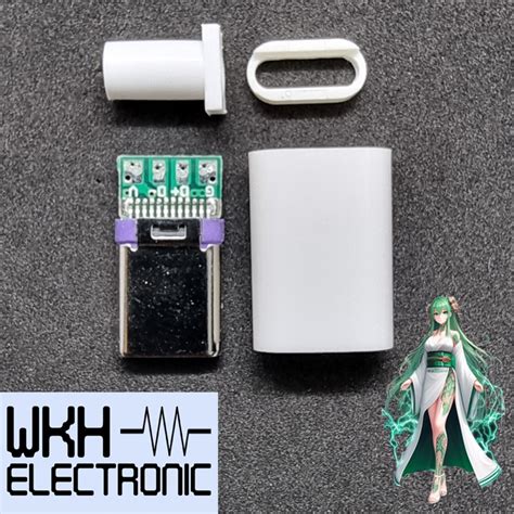 Male Type C Pin Diy Socket Typec With Case Usb Connector Terminal