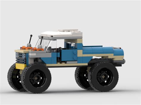 Lego Moc Monster Truck By Orbcreations Rebrickable Build With Lego