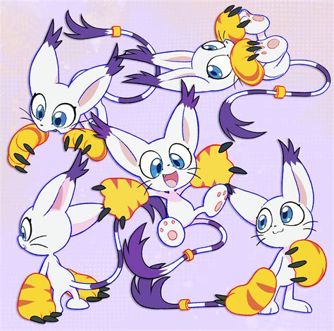 Tailmon Digimon Drawn By Dawnf Re Danbooru