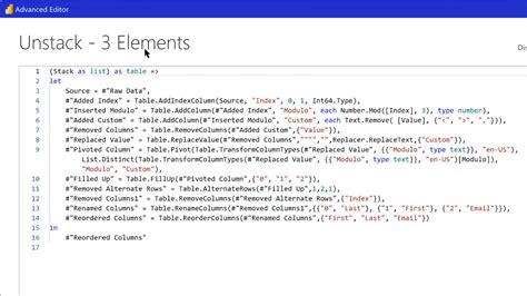 power bi custom query functions