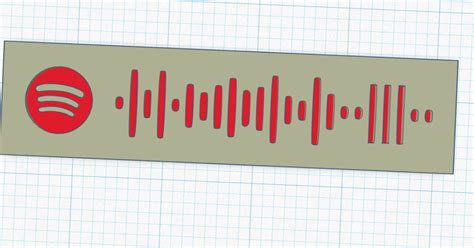 Spotify Scan Code By Manifest3d Design Download Free Stl Model