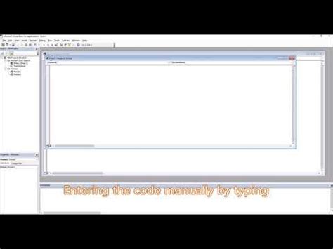 Vba Automation For Excel Cookbook Working With The Vba Editor