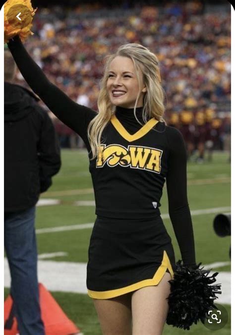 Cheerleader Uniform With Pom Pom Asu Cheerleader Outfit Yellow Cheer