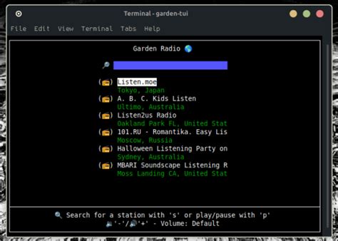Github Vergonha Garden Tui En Us Terminal Based Application To