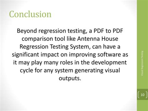 Automated Visual Regression Testing 1 Pptx Graphics Software