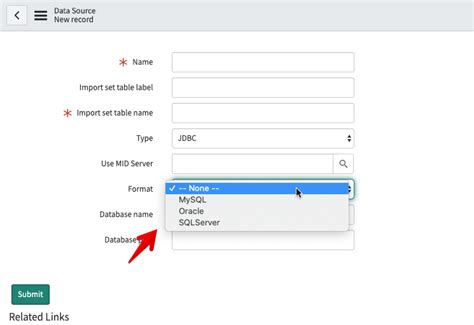 Adding Support For Additional Database Server Types In ServiceNow Imports John Andersen