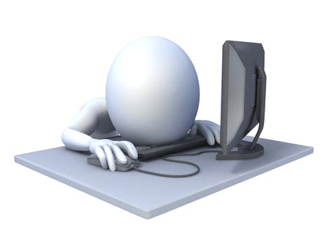 Человечек за компьютером фото и картинки Abrakadabra Fun