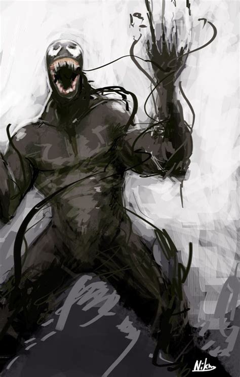 Venom By Niking On Deviantart Venom Comics Marvel Villains Marvel