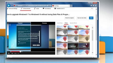 How To Apply Filters To Your Videos In YouTube Tutorial YouTube