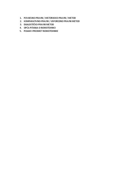 1 Povijesno Pravni Historijsko Pravni Metod Pdf