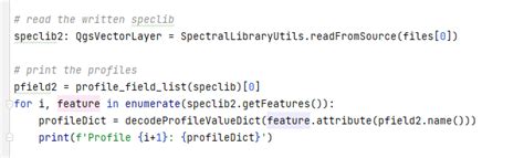 Spectrallibrary Class Was Removed And Replaced By Qgsvectorlayer Which