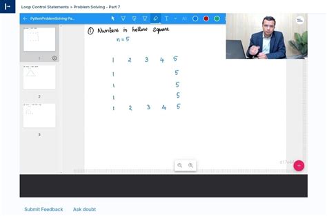thasnim i on linkedin python codingchallenge patternprogramming