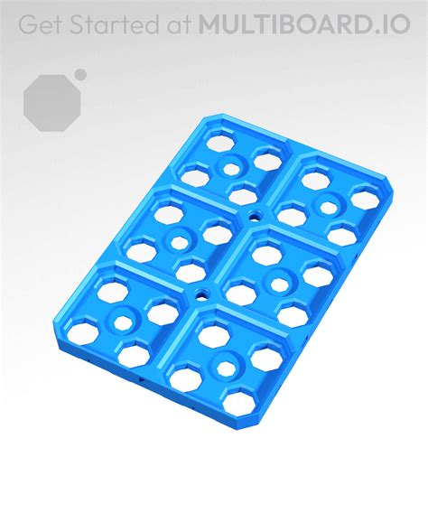 3x2 multigrid base plate 3d model by keep making on thangs