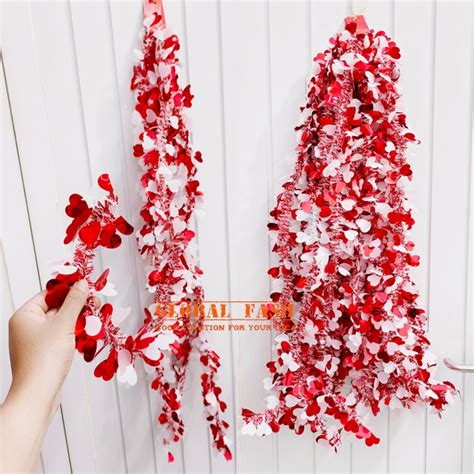 Jual Slinger Merah Putih LOVE Hiasan Rumbai Dekorasi 17 Agustus HUT
