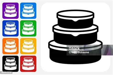 容器圖示方形按鈕集向量圖形及更多圖標集圖片 圖標集 圖示 塑膠 Istock