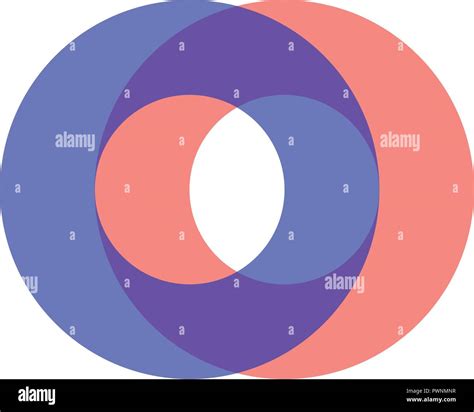 Abstract Circles Intersections Vector Stock Vector Image And Art Alamy