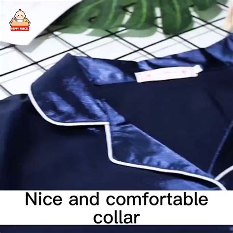 M 5xl Baju Tidur Wanita Silk Satin Lengan Panjang Pajamas Plus Size