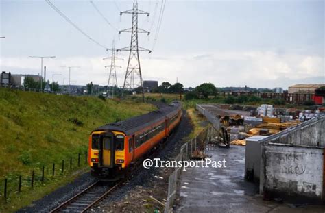 British Railways 156 Dmu At Riccarton 35mm Photographic Slide Cw