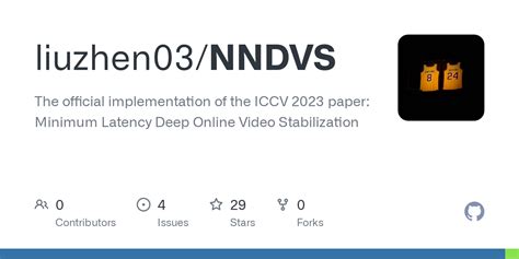 Github Liuzhen Nndvs The Official Implementation Of The Iccv