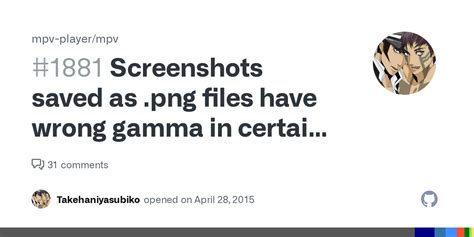 Screenshots Saved As Png Files Have Wrong Gamma In Certain Image Viewing Applications Issue