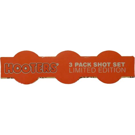Hooters 30th Anniversary Shot Glass Set Rare Collectible Hootrsnhose
