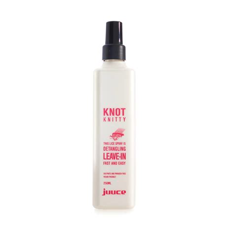 Juuce Knot Knitty Lice Leave In Combing Spray 250ml Salon Hair Care