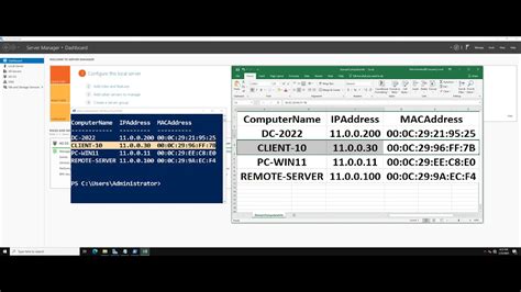 How To Remotely Get Mac Address And Ip Computer Name For Domain
