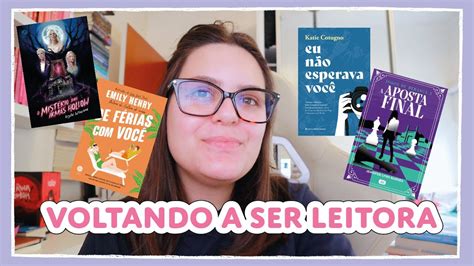 LENDO 4 LIVROS EM 4 DIAS vlog de leitura desafio literário YouTube