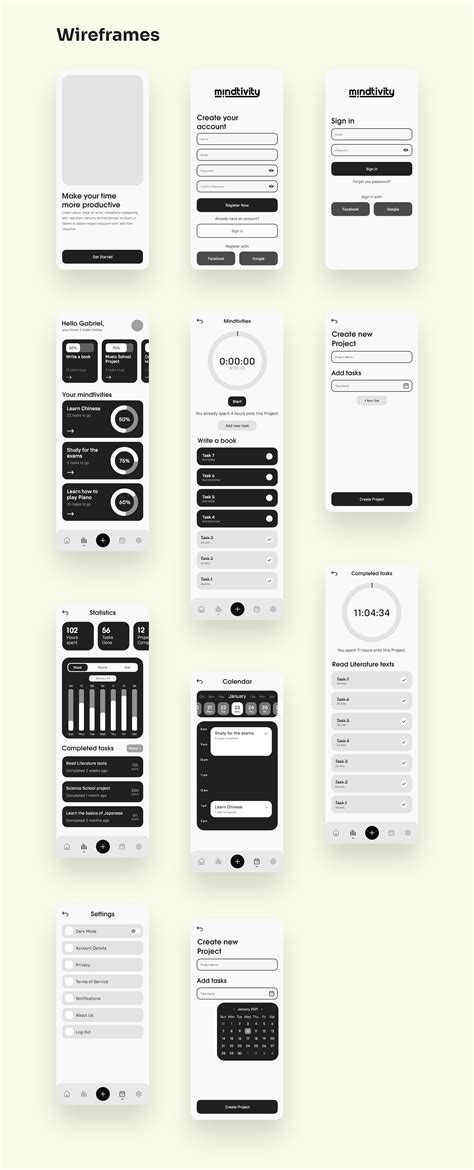 Time Management Mobile App UI UX Design On Behance