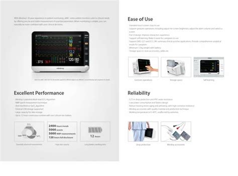 Mindray Umec 100 Patient Monitor 10 4 Inch At Best Price In New Delhi Id 2854043801055