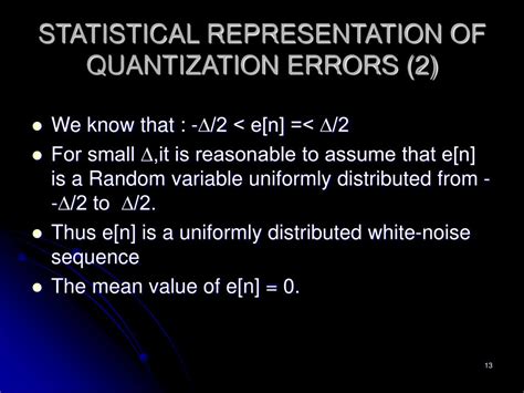 PPT Quantization Error Analysis PowerPoint Presentation Free Download ID
