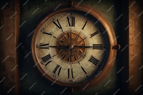 Premium Photo Relativity Of Time Clock With Variablespeed Hands
