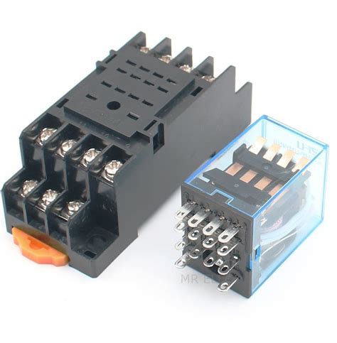 1pcs My4 General Purpose Relay 4pdt14pins Relais Dc 12v 24v 110v 220v