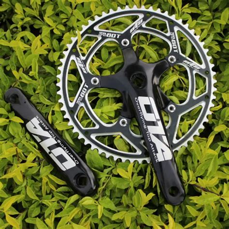 7075 Alloy Single Speed Teeth Chain Set 60T Big Road Bicycle Crankset