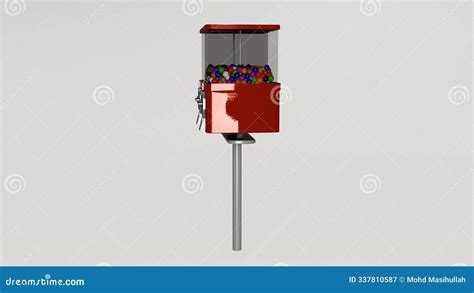 Gumball Vending Machine Stock Image Image Of Poster 337810587