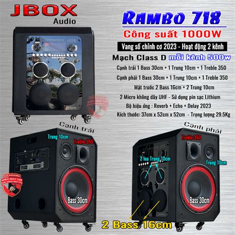 Loa Karaoke Nh G N C Ng Su T L N Jbox Rambo Ch Nh H Ng