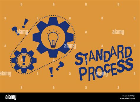Word Writing Text Standard Process Business Concept For Rules Made To