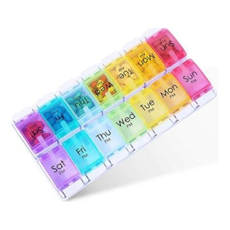 휴대용 요일별 약통 데일리 약통 오전오후 일주일 알약 케이스 Ssg Com