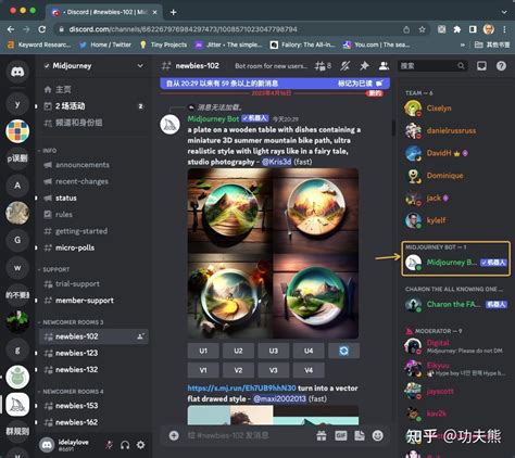 Midjourney指南 使用Discord 4 4 创建你自己的频道 知乎