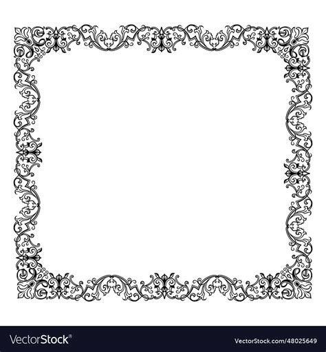 Classical Ornamental Frame Royalty Free Vector Image